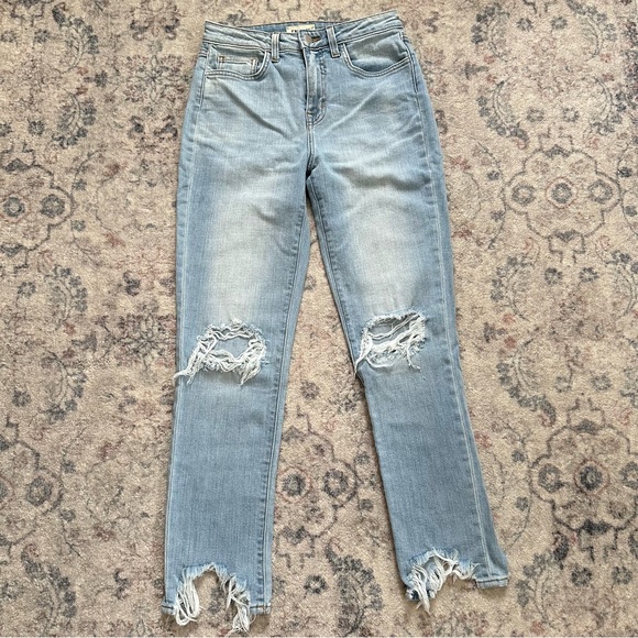 L'AGENCE | Jeans | Lagence High Rise Distressed Ripped Skinny Jeans ...